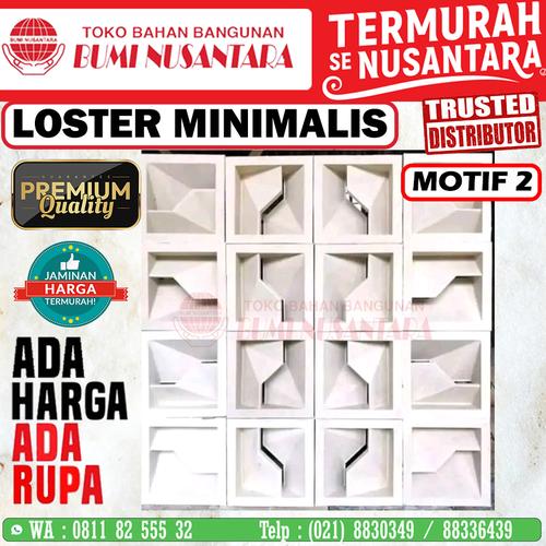 Jual Roster Minimalis 20x20 Loster Beton Aesthetic Jalusi Lubang Angin ...