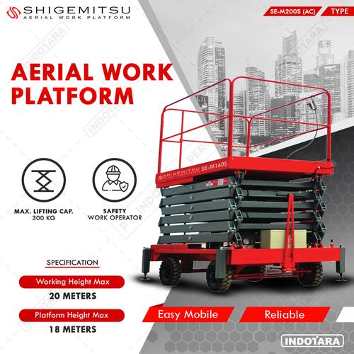 Promo Tangga Elektrik - Electric Push Mobile Scissor Lift SE-M200S ...