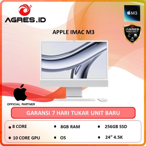 Promo APPLE IMAC M3 CHIP 2023 24INCH 4.5K 256GB 512GB 8 CORE 10 CORE ...