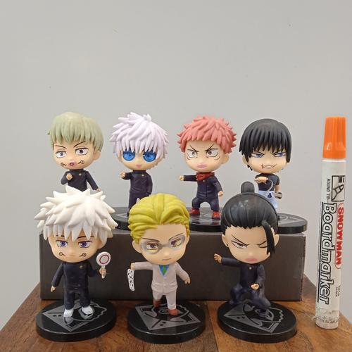Jual Mainan figure jujutsu chibifushiguro toji suguru geto hikkage ...