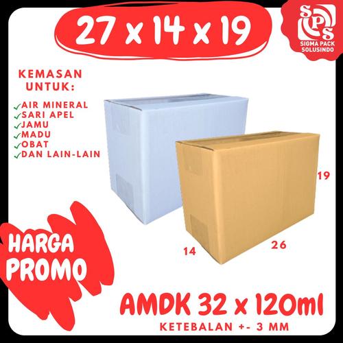 Jual Dus 27x14x19 Minuman Gelas Kardus AMDK Box Air Mineral Air Minum ...