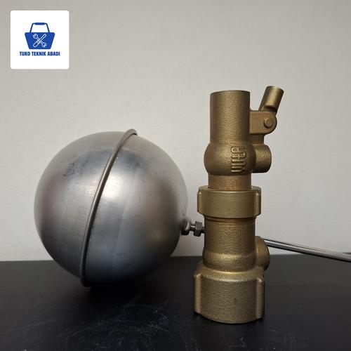Jual Floating Valve Kuningan Yuta / Pelampung Tangki 3/4" Inch, 1" Inch ...