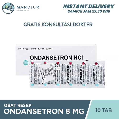Jual Ondansetron 8 mg 10 Tablet / Antiemetik / Meredakan Mual Dan ...