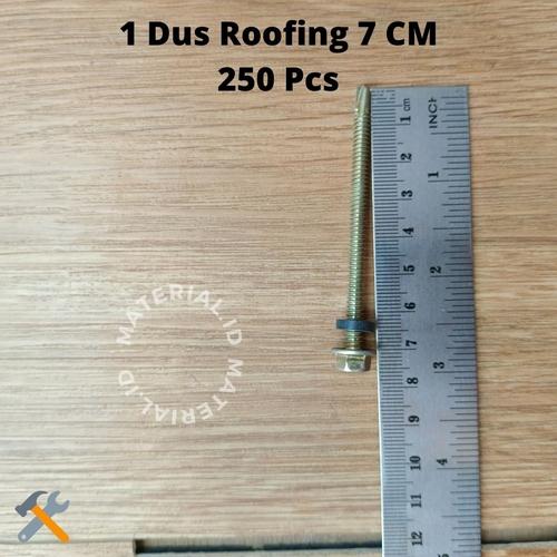 Jual 1 Dus Roofing 7 CM Kotak Baut Skrup Roping Atap Asbes Fiber ...