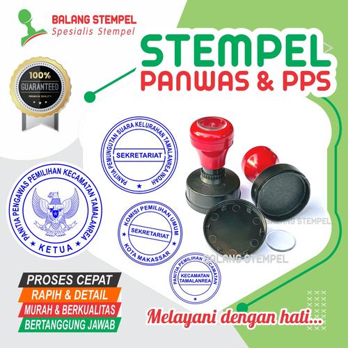 Jual Stempel PPS Panitia Pemungutan Suara Flash Stamp PANWAS Panitia ...