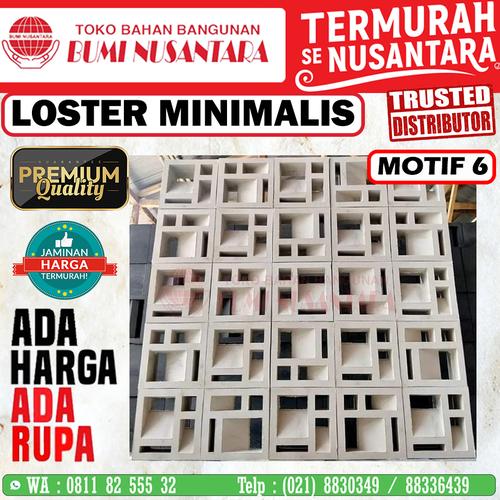 Jual Roster Minimalis 20x20 Loster Beton Aesthetic Jalusi Lubang Angin ...
