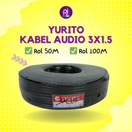 Promo Kabel Listrik Audio 3x1.5 Serabut Tembaga Panjang 50 100 Meter ...