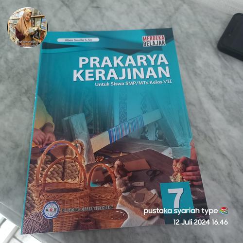 Jual buku pendamping untuk siswa GOS prakarya kerajinan kelas 7 SMP mts kurikulum merdeka - Kota ...
