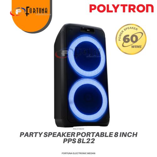 Jual POLYTRON PPS 8L22 SPEAKER PARTY SPEAKER BLUETOOTH KARAOKE SPEAKER ...
