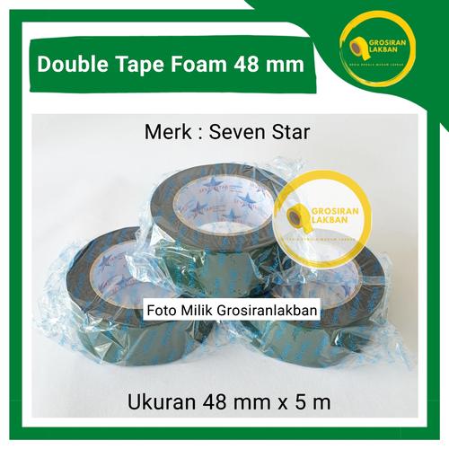 Promo Double Tape Foam 2 Inch Lakban Dobel Tip uk 48mm x 5m Isolasi Perekat - Kota Surabaya ...