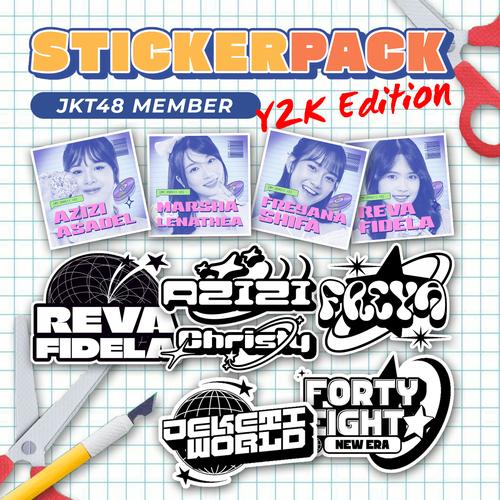 Jual [ ISI 4 ] STICKER PACK JKT48 Y2K SERIES SATUAN PREMIUM MENGKILAP ...