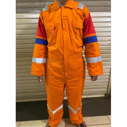 Jual Wearpack Nomex Pertamina Orange / Coverall Nomex Pertamina ...