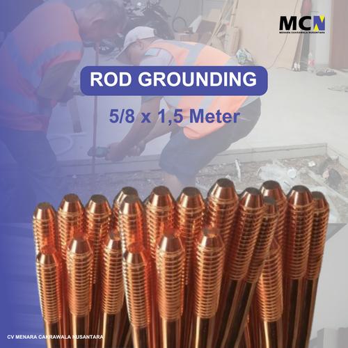 Jual Rod Grounding / Copper Rod / Earth Rod 5/8 x 1,5M - Jakarta ...