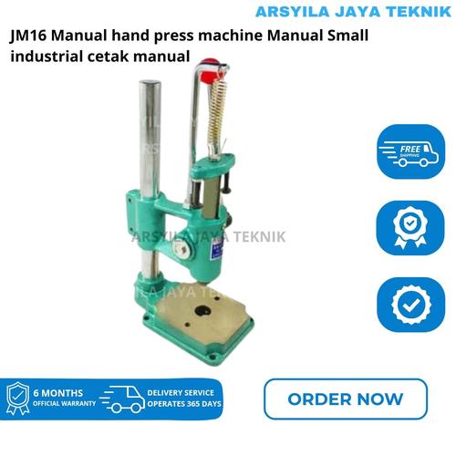Jual JM16 Manual hand press machine Manual Small industrial cetak ...