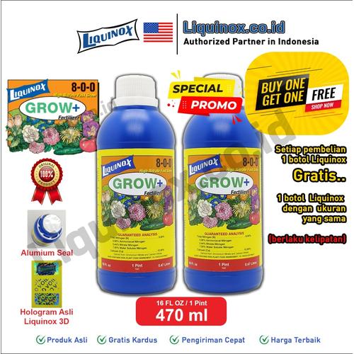 Jual Liquinox grow+ plus usa original kemasan 470ml pupuk pertumbuhan ...