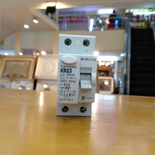 Jual ELCB atau Rccb 2P 40A 30mA ewig 2 phase 40 Ampere - Jakarta Pusat ...