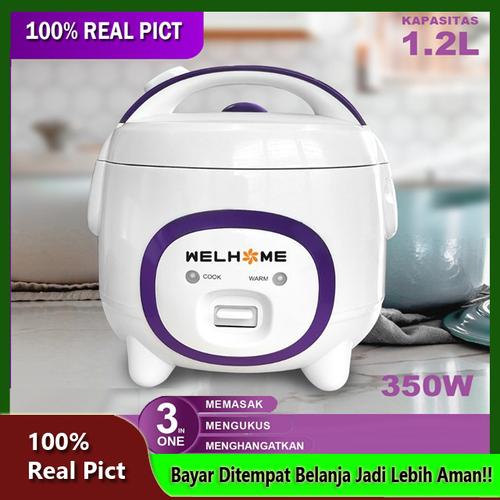 Jual Rice Cooker Magicom Mini 1 Liter Welhome WRC-1211 Ukuran 1.2 Liter ...