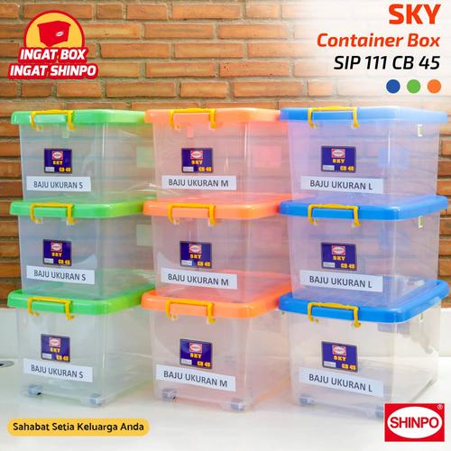 Jual SHINPO Box Container Sky CB45 /Kotak Penyimpanan Serbaguna 45 ...