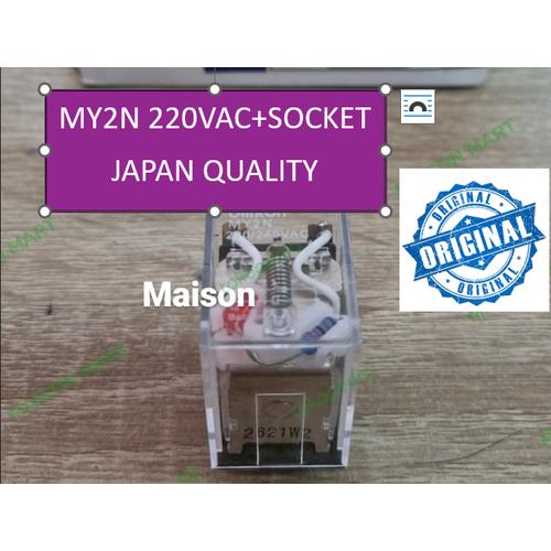 Jual Relay MY2N 220V AC Japan 8 pin my2 220v - relay saja - Jakarta ...