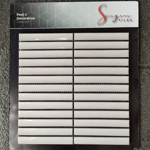 Jual Mosaic Singres Fuji Ivory Glossy 29,6 x 29,9 cm - Mosaic Dinding Interior Caffe Mosaic Top ...