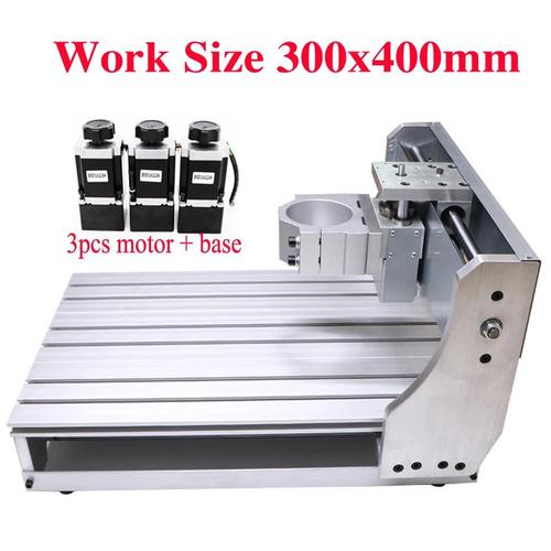 Jual DIY 3040 CNC Frame 3 Axis for CNC Metal Wood Router Ball ...