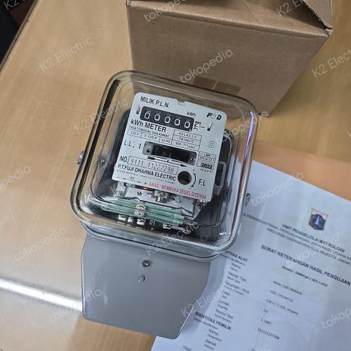 Jual Kwh Meter 1phase Analog 5(20)A + Tera , Sertifikat Metrologi ...