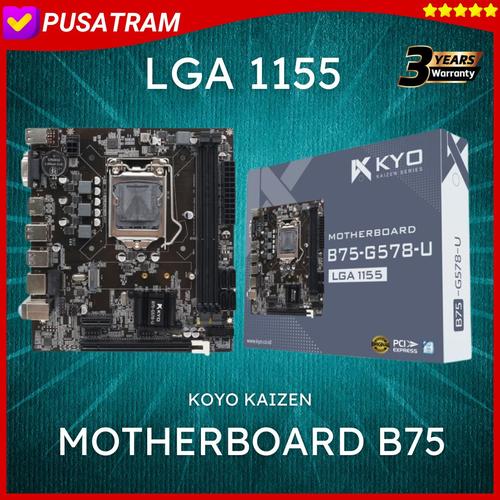 Jual Motherboard KAIZEN B75 M.2 NVME LGA 1155 DDR3 B75 GARANSI RESMI 3 ...