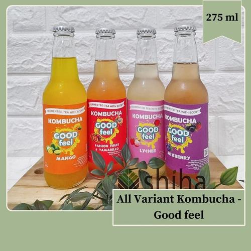 Jual Kombucha Probiotik Tea Good Feel 250 ml l Varian Rasa l Warung ...
