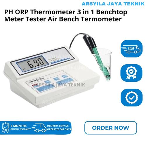 Jual ORP PH Thermometer 3 in 1 Lab Benchtop Meter Desktop Tester ...