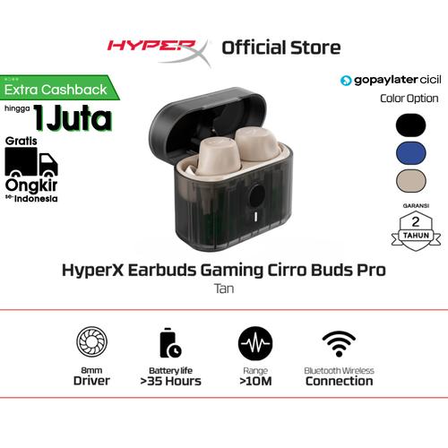 Promo HyperX Earbuds Gaming Cirro Buds Pro Wireless Ambient Sound Mode ...
