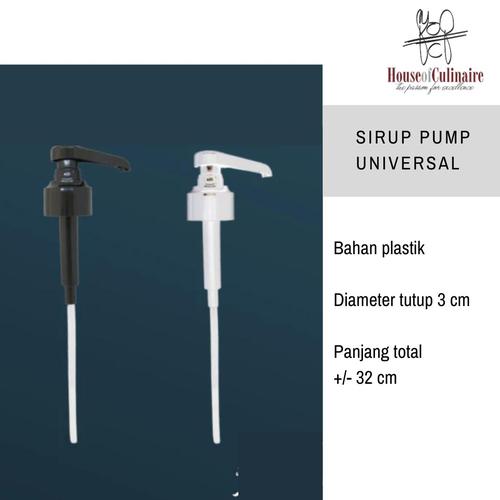 Jual Syrup Pump Universal Pompa Botol Sirup Pump - Putih - Kota Bandung ...