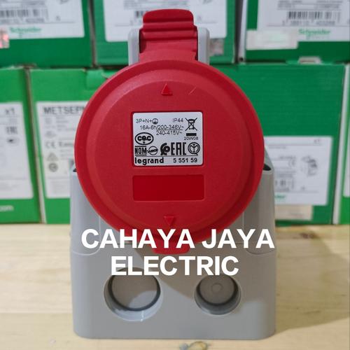 Jual Surface Mounting Legrand Female 16A 5Pin 5 Pin 5 Kaki IP44 555159 ORIGINAL - Jakarta Pusat ...