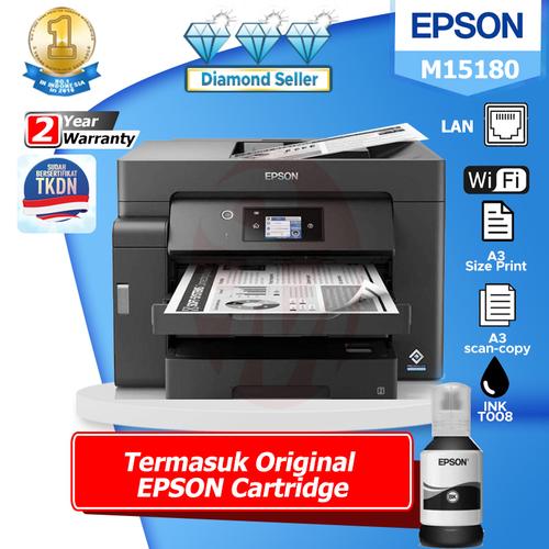 Jual Printer Epson M15180 Monochrome A3 WiFi Duplex MultiFunction ...