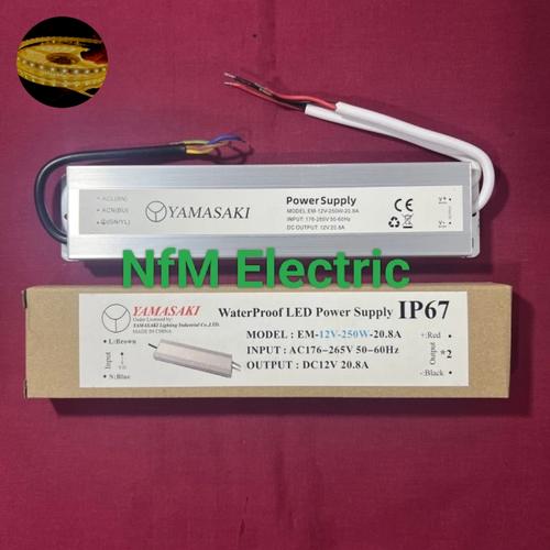 Jual Yamasaki Power Supply 12V 20,8A 250W Waterproof/ Trafo Adaptor 12V ...