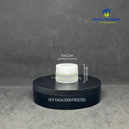 Jual Pot Kaca 20rg Frosted Tutup Putih - Kab. Bandung - Mutiara ...