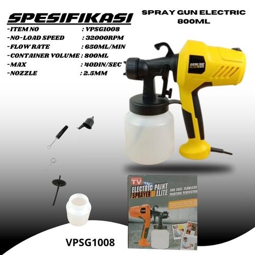 Jual 800ML Electric Spray Gun / mesin cat semprot listrik / mesin ...