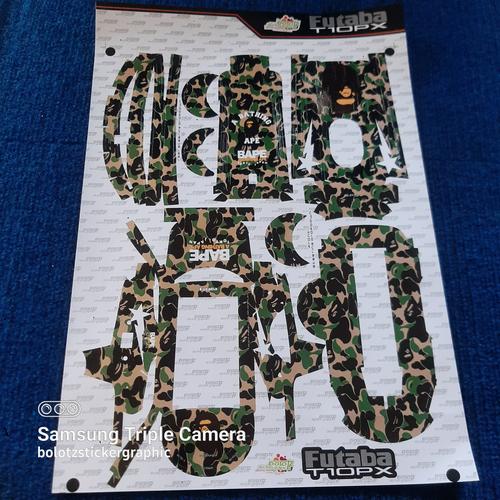 Jual Decal Futaba 10PX A Bathing Ape - Kab. Banyumas - bolotz rc hobby ...