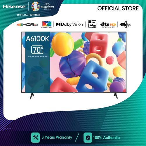 Promo Hisense 70 inch 4K UHD Vidaa TV Dolby System - 70A6100K Cicil 0% ...