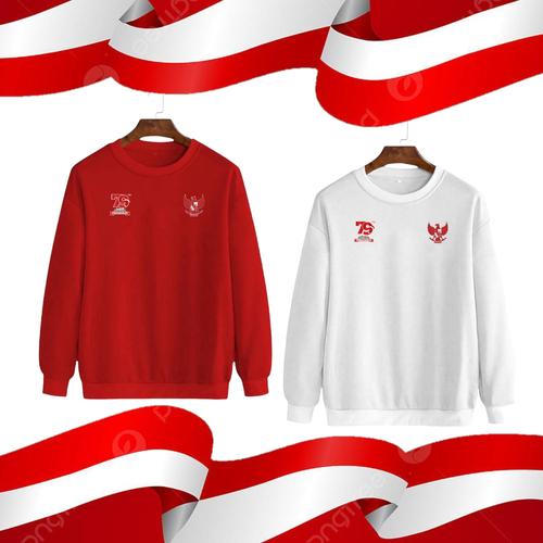 Jual Sweater merah putih hari KEMERDEKAAN 17 AGUSTUS HUT RI se ...