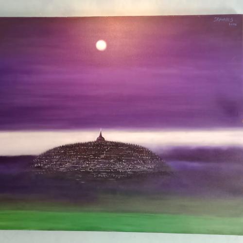 Jual Lukisan candi karya srihadi - Jakarta Selatan - Khans gallery ...