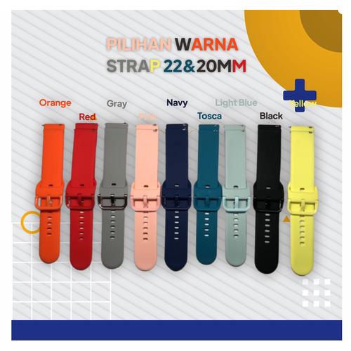 Promo STRAP SMARTWATCH 22mm strap 20mm UNIVERSAL STRAP JAM TANGAN ...