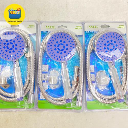 Jual Hand Shower Mandi Axell 4 fungsi SATUAN /Handshower Mandi 4 Fungsi ...