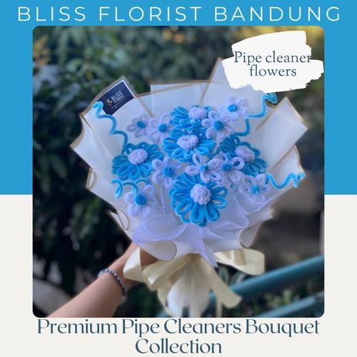 Jual Bouquet pipe cleaner flowers / Buket bunga kawat bulu mercy ...
