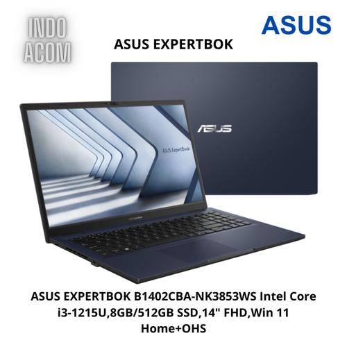 Jual ASUS EXPERTBOOK B1402CBA Intel Core i3-1215,8GB/512GB SSD,14" FHD ...