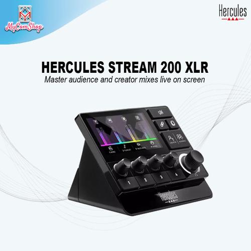 Jual HERCULES STREAM 200 XLR AUDIO CONTROLLER BUILT IN SOUND CARD FOR ...
