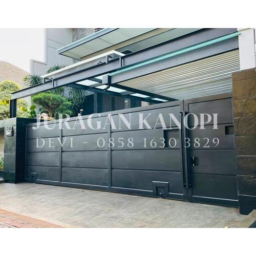 Jual Pintu pagar plat sliding otomatis pintu pagar slide - Kota ...