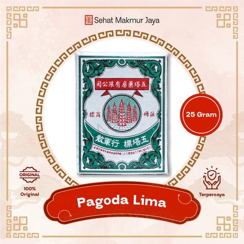 Jual Lima Pagoda Ya Hom Powder / Go Thak Sua Obat Sakit Perut - Isi 25 ...