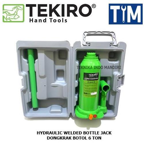 Jual Tekiro Dongkrak Botol 6 Ton / Hydraulic Welded Bottle Jack Au ...