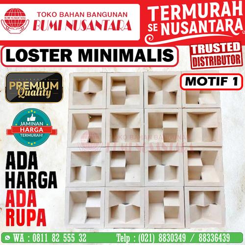 Jual Roster Minimalis 20x20 Loster Beton Aesthetic Jalusi Lubang Angin ...