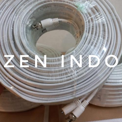 Jual Kabel Coaxial CCTV RG59 SPECTRA Plus Power Siap Pakai dipasang ...